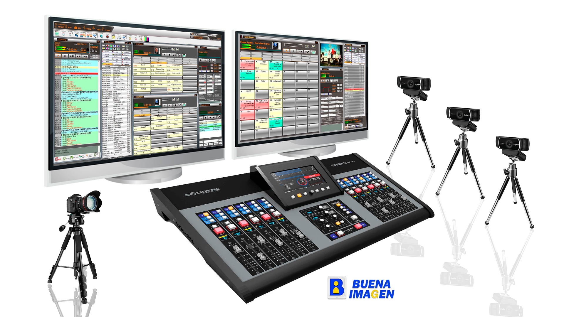 Consola Unidex UX24 Solidyne Para Tv y Radio | Buena Imagen